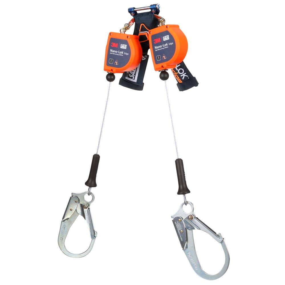 3M DBI-SALA Nano-Lok Twin-Leg Personal 7-Foot Self-Retracting Lifeline - GME Supply